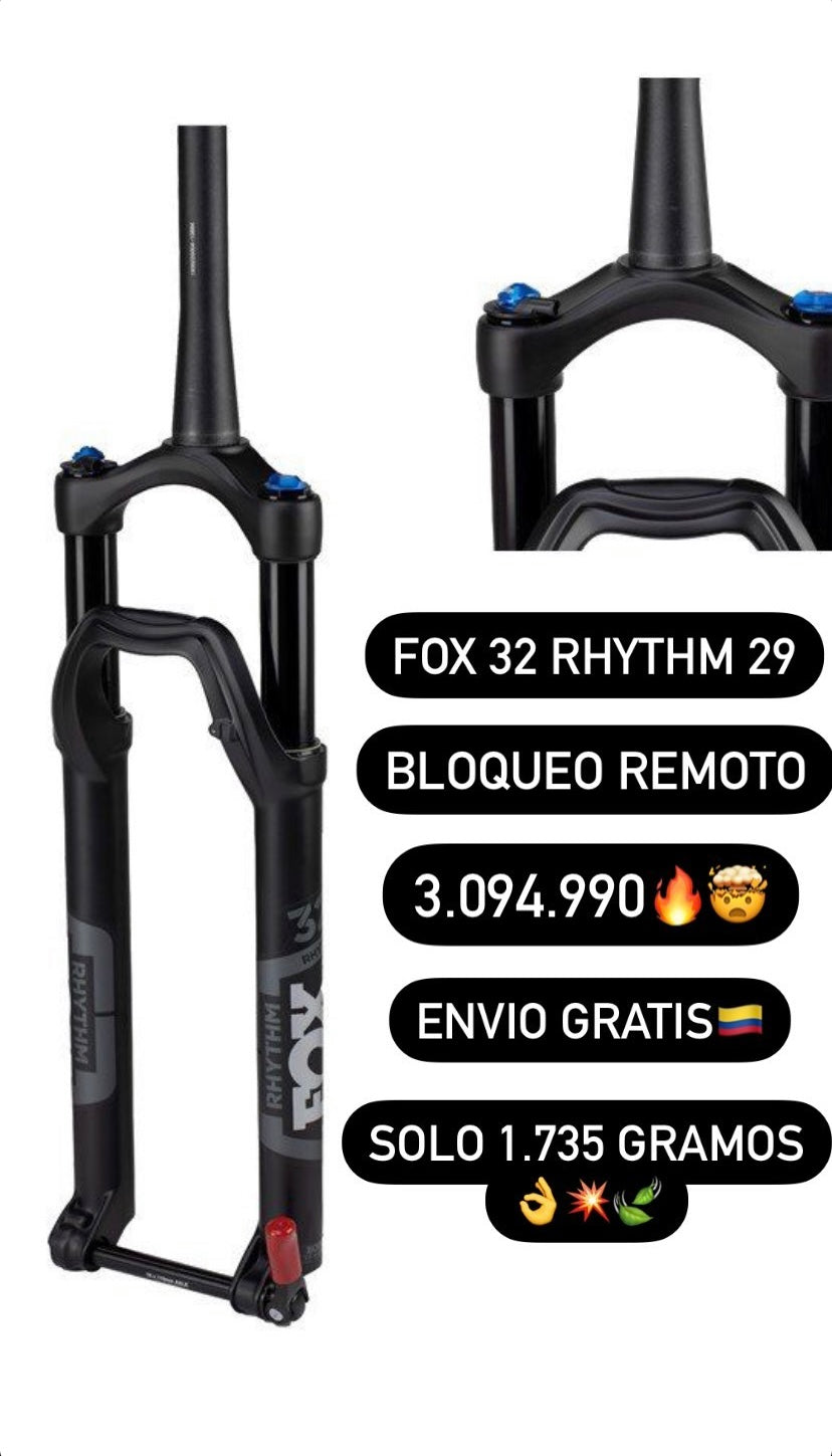 SUSPENSION FOX 32 RHYTHM 29 BLOQUEO REMOTO – Ciclo Omar
